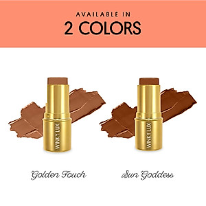 Winky Lux Bronze Age Bronzer Stick - Golden Touch, Cream Bronzer and Contour Stick, Hydrating Makeup Stick for Flawless, Smooth Skin, Vitamin E and Meadowfoam Seed Oil Face Makeup, Easy to Use Bronzer