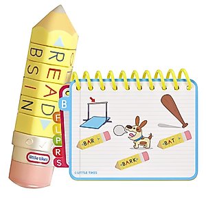 Little Tikes® Learn & Play™ 100 Words Spell & Spin Pencil, Letters, Spelling, Vocabulary, Phonetics, Alphabet, Sounds, Learning, Gift & Toy for Girls Boys Ages 3, 4, 5 Years Old