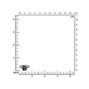 Silvershake 3.06ct. 10X8mm Octagon Natural African Amethyst 925 Sterling Silver Filigree Leaf Solitaire Ring Size 8