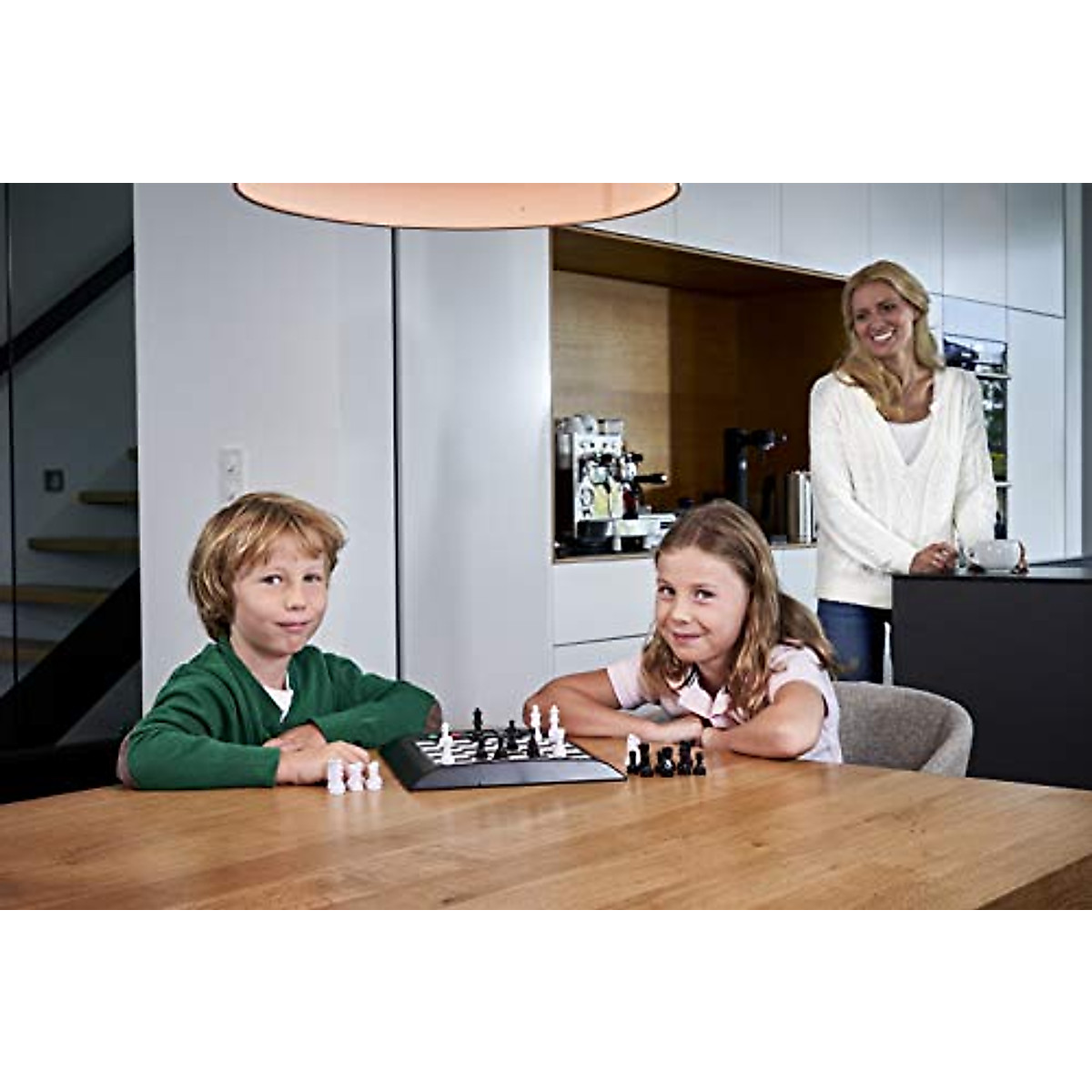 Chess Genius Electronic Chess Board Set by Millennium - Play Chess at Any Level - for Beginners to Advanced Players - Portable - Educational and Entertaining – Play with Friends or AI - M810