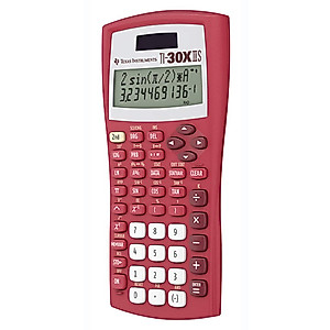 Texas Instruments TI-30XIIS Scientific Calculator, Red