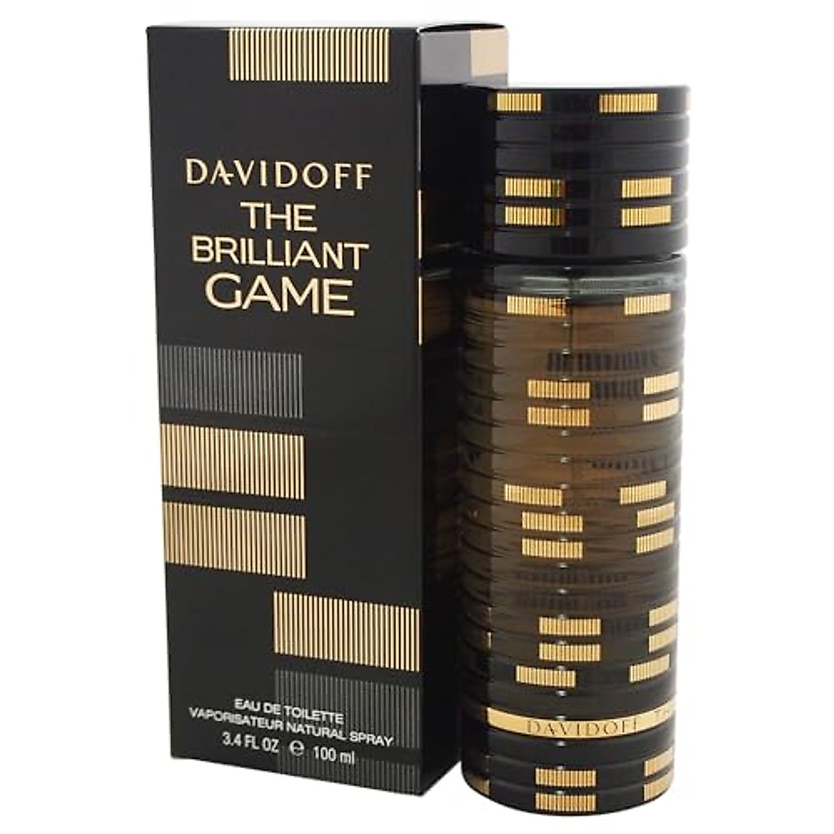 Davidoff The Brilliant Game Men's Eau de Toilette Spray, 3.4 Ounce