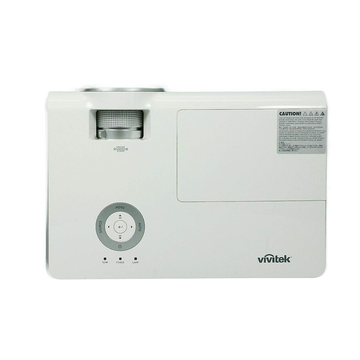 ViviTek D859 DLP Projector 3600 ANSI 3000:1 Contrast HD HDMI 1080i 3D-Ready (Renewed)