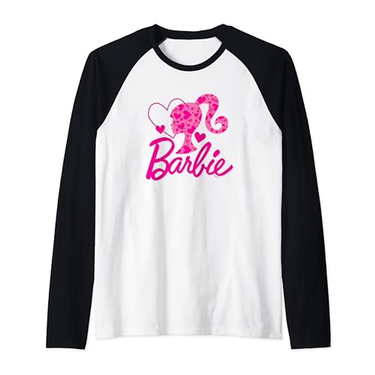Barbie - Heart Logo Raglan Baseball Tee