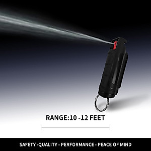 Araafur Leather Wristlet Keychain Set with Personal Alarm and Bottle Opener, Car Keychain Accessories for Women (Black 2)