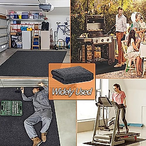 8.2 x 6 FT Outdoor Storage Shed Mat, Waterproof Storage Shed Flooring Mat, Anti-Slip Patio Furniture Floor Scratch Prevention Mat, Dustproof Outdoor Carport Mat