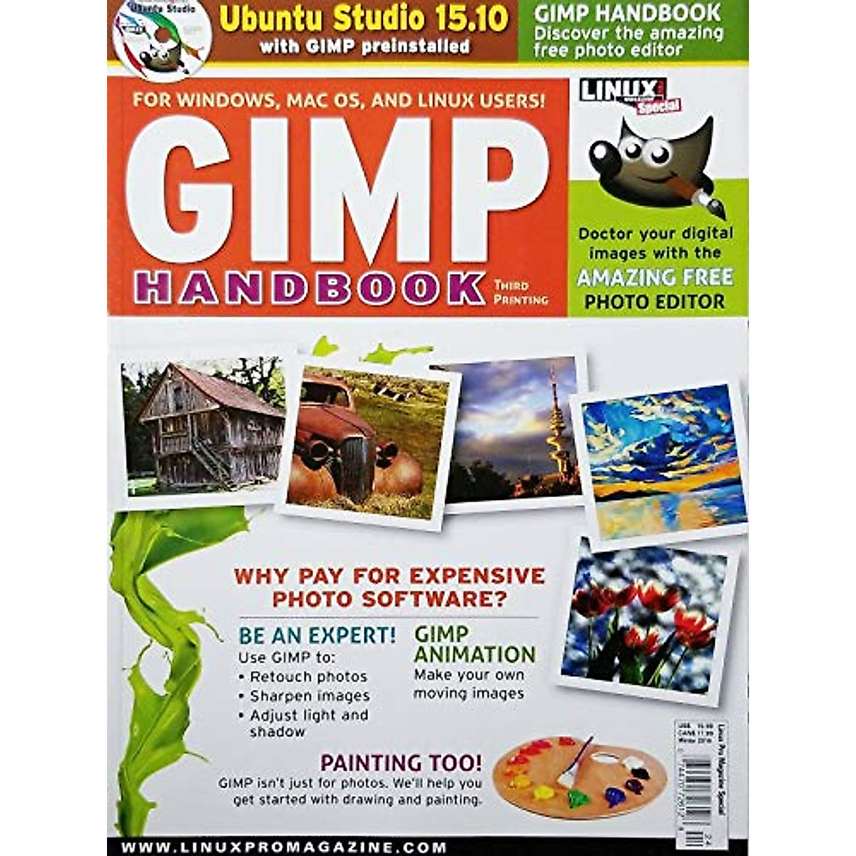GIMP HANDBOOK SPECIAL EDITION #24 WHY PAY FOR EXPENSIVE PHOTO SOFTWARE? ^
