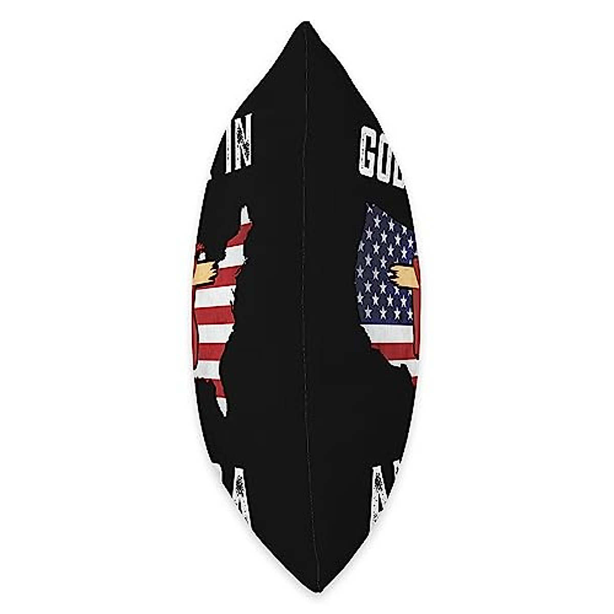 Time to Put God Back in America USA Map Flag Cross Throw Pillow, 16x16, Multicolor