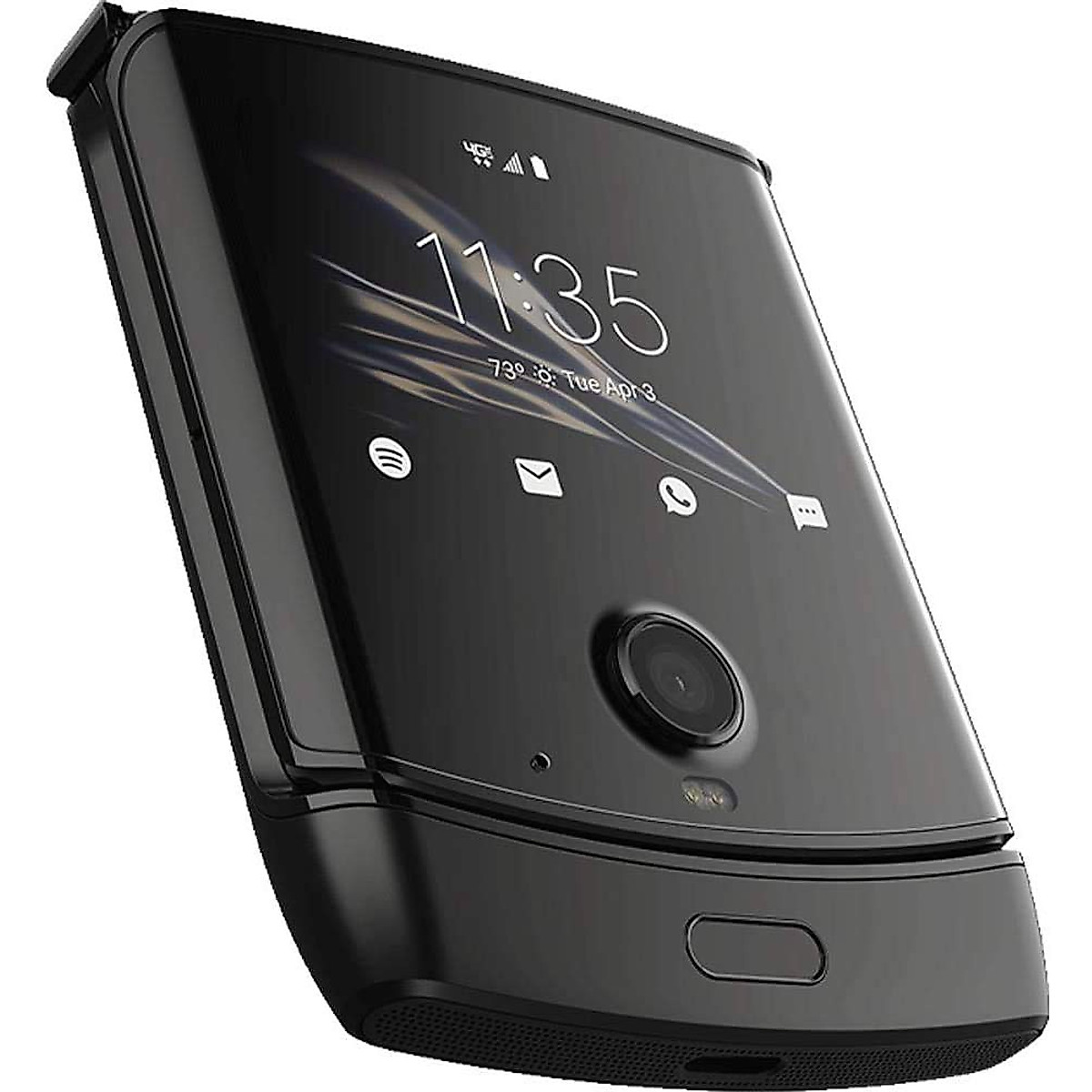 Motorola Razr 2019 Single-SIM 128GB + 6GB RAM (GSM Only | No CDMA) Factory Unlocked 4G/LTE Smartphone (Noir Black) - International Version