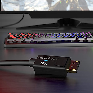 CableDirect – 8K DisplayPort & DP Cable, Special A.I.S. Shielding & Official VESA Certification – 3ft (for DP 1.4 Gaming PCs/laptops/Graphics Cards/Monitors, Supports 4K@120Hz, 144Hz/165Hz/240Hz)