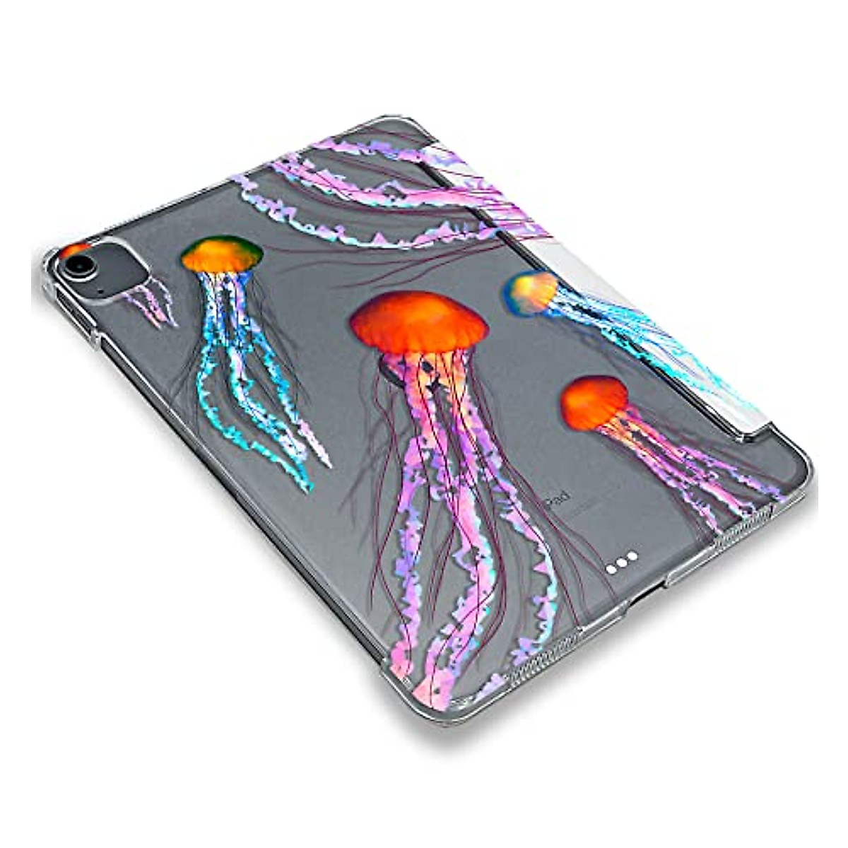 Cute Jellyfish Nature Ocean case Compatible with iPad Mini Air Pro 7.9 8.3 9.7 10.2 10.9 11 12.9 inch Pattern Cover New 2022 2021 Trifold Stand 3 4 5 6 7 8 9 Generation 478 (9.7" 5/6 gen)