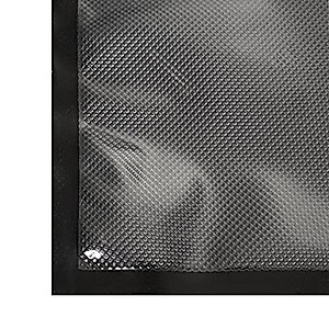 SEZONS - Diamond Bags - Black/Clear - Vacuum Sealing bags 5mil - Roll (15x50, Black/Clear)