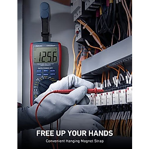 AstroAI Digital Multimeter and Analyzer TRMS 6000 Counts Volt Meter Ohmmeter Auto-Ranging Tester; Accurately Measures Voltage Current Resistance Diodes Continuity Duty-Cycle Capacitance Temperature