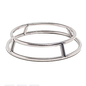 Rluii Wok Ring/Stainless Steel Wok Rack Insulated Pot Mats Cookware Ring/Wok accessories