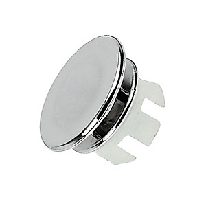 Drain Cap Cover Insert Round Overflow Cover Kitchen Round Sink Kitchen Bathroom Sink Hole Bathroom Sink Replacement 6pcs Sink Hole Replacement Drain Cap Bathtub Hole Kitchen Sink Accessory Plastic