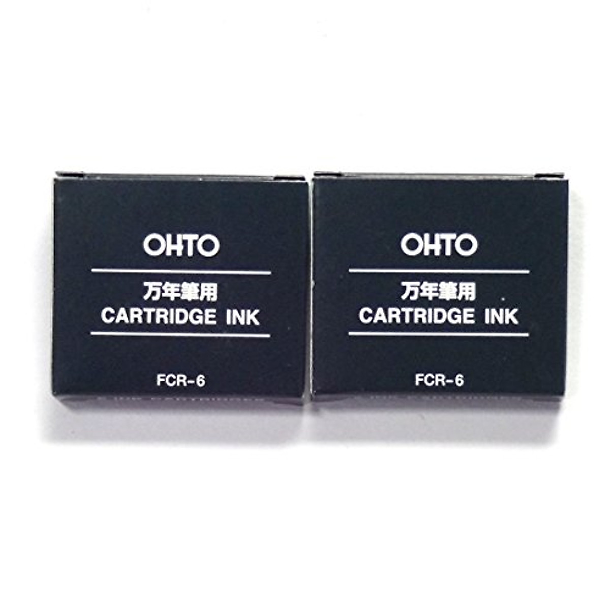 Ohto Fountain Pen Refill Cartridge FCR-6 (Blue Black) 6 cartridges × 2 Packs, Total 12 cartridges (Japan Import) [Komainu-Dou Original Package]