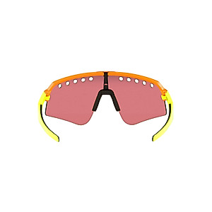 Oakley Men's Oo9465 Sutro Lite Sweep Rectangular Sunglasses, Orange/Prizm Trail Torch, 39 mm