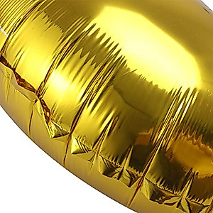24 Inch Moon Foil Balloon Mylar Balloons for Baby Shower,Wedding,Party Decoration (6pcs,Gold)