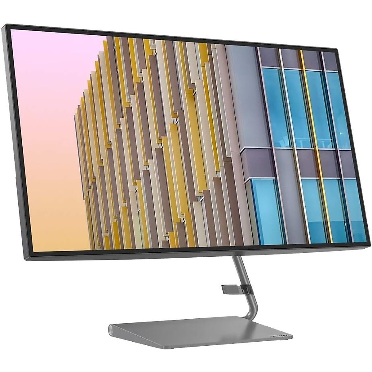 Lenovo Q27h-10 27-Inch Monitor, QHD (2560 x 1440), IPS, LED Backlit, 16:9, AMD FreeSync, USB-C, 4-Side Borderless, 75Hz, 4ms Response Time, 99% sRGB, Tilt, HDMI, DP 1.2, Low Blue Light, 66A7GCC2US
