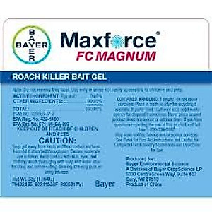 Magnum Premium Roach Gel, Renowned for its Efficacy in combating Cockroaches, Compatible with USA Supply Branded Chemical Resistant Gloves
