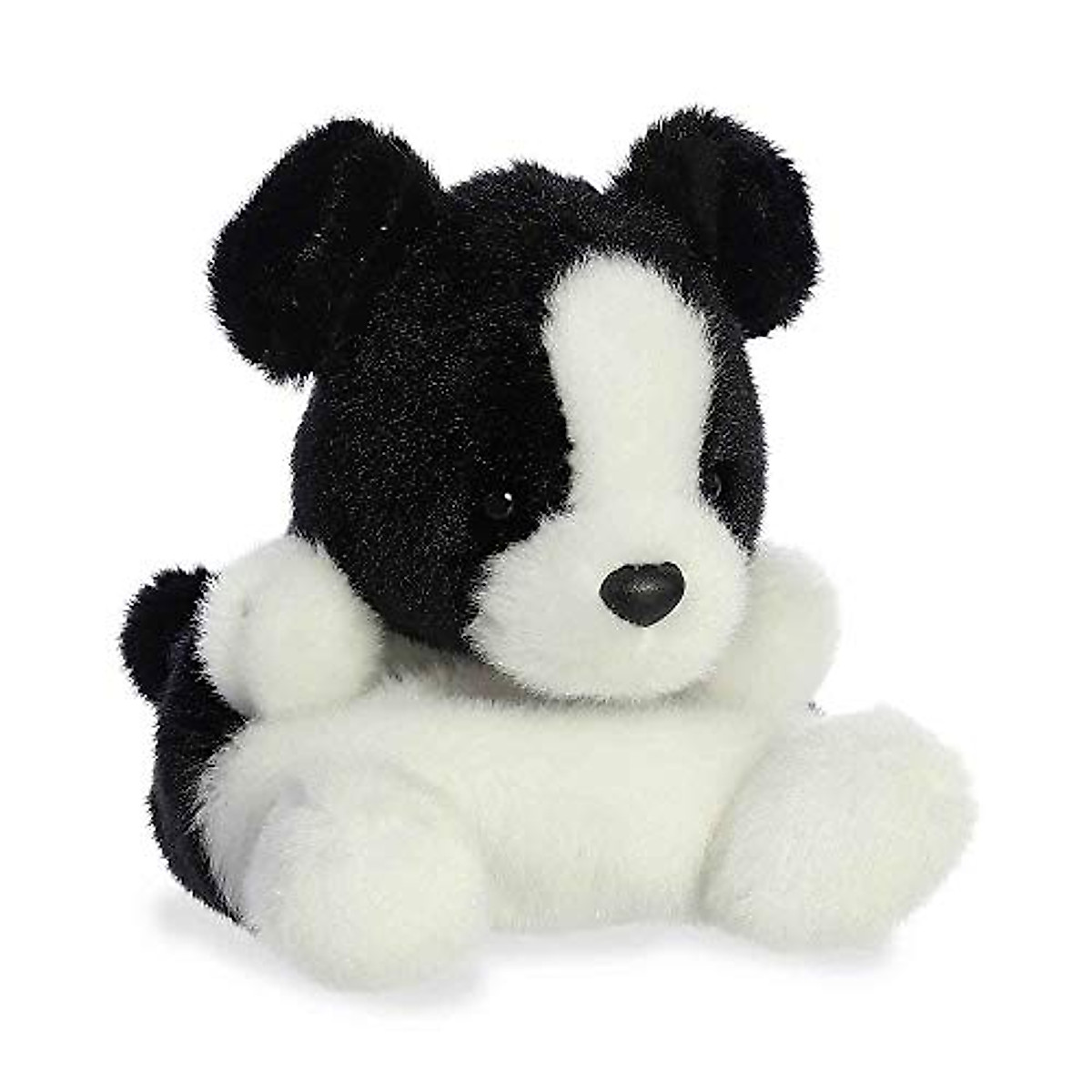 Aurora® Adorable Palm Pals™ Brody Collie™ Stuffed Animal - Pocket-Sized Play - Collectable Fun - Black 5 Inches
