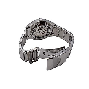 SEIKO Men's SNZG13 SEIKO 5 Automatic Black Dial Stainless-Steel Bracelet Watch