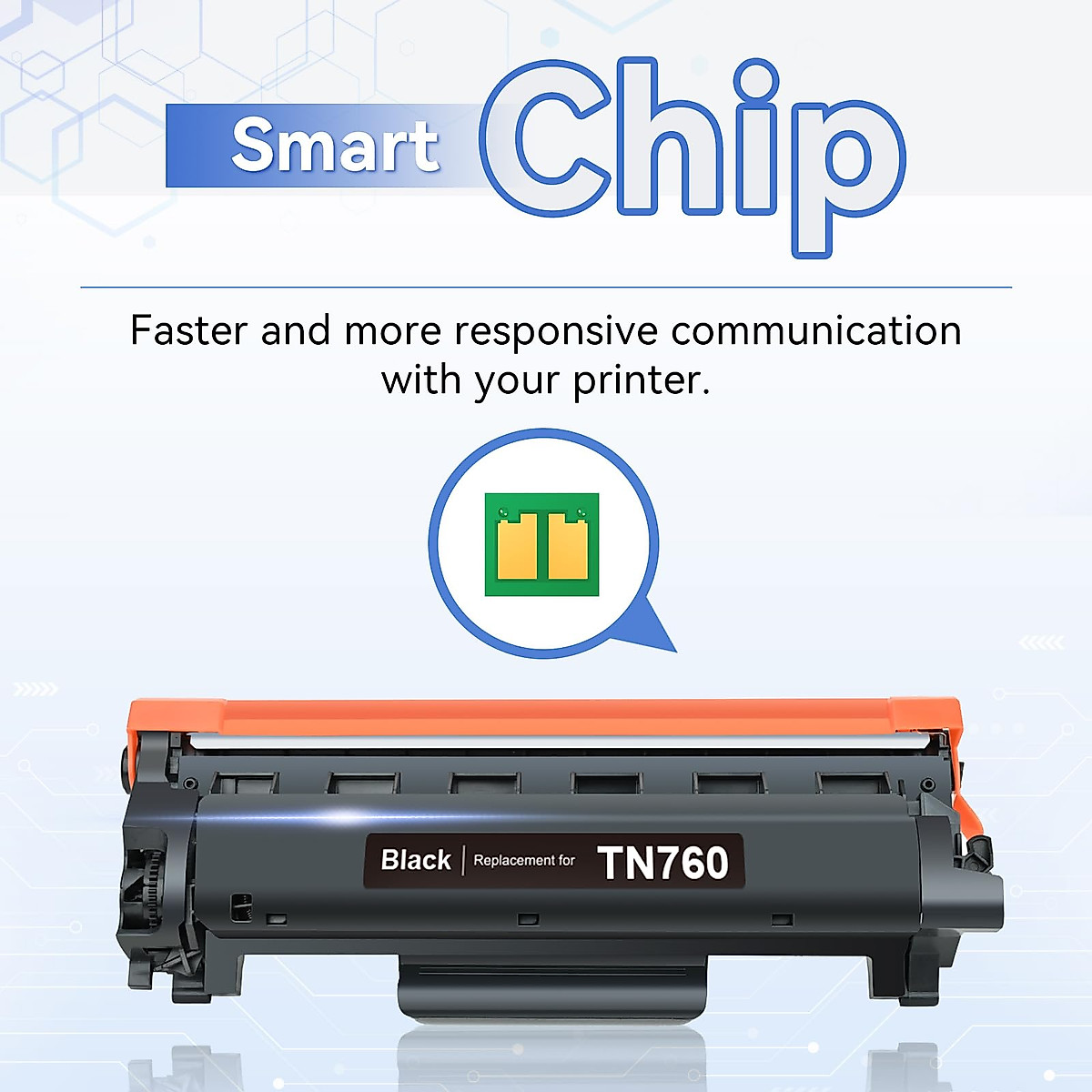 MYCARTRIDGE SUPRINT TN760 Compatible Toner Cartridge Replacement for Brother TN760 TN-760 TN730 High Yield Black Toner for HL-L2350DW MFC-L2750DW DCP-L2550DW HL-L2370DW Printer 2-Pack TN-760 Toner