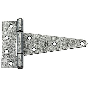 National Hardware N129-452 V286 Extra Heavy T Hinges in Galvanized, 2 pack,6 Inch