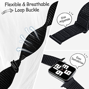 3-Pack Sport Loop Band Compatible for Kids Apple Watch Band 42mm(Series 10) 41mm 40mm 38mm, Nylon Braided Strap Bracelet for iWatch Series10/ 9/8/7/SE/SE2/6/5/4/3/2/1for Boys Girls,Black+Green+Blue