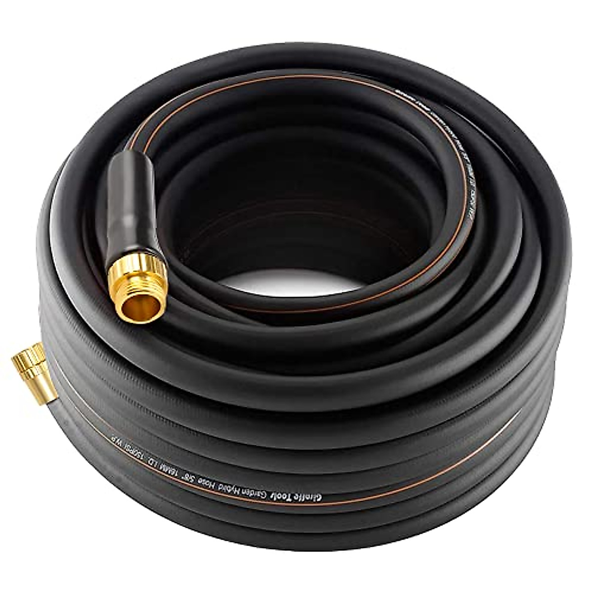 Giraffe Hybrid Lightweight 5/8 in. x 100 ft Garden Hose, Heavy Duty Hose Reel Cart, 250-Feet Capacity