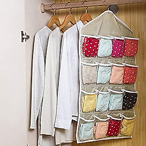 U-M 16 Pockets Clear Over Door Hanging Bag Shoe Rack Hanger Storage Organizer Durable Processed