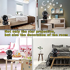 SHJQJJLBCQ Galaxy Projector, Astronaut Light Projector, Star Projector, Kids Night Light, Projector Lights for Bedroom, Adult Playroom,Ceiling, Room Decoration