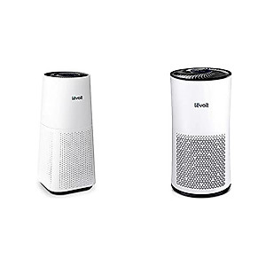 LEVOIT Air Purifiers for Home Large Room with HEPA Filter (LV-H134) and Air Quality Monitor (LV-H133)