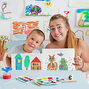 4 Pack 11 x 14 inch Artistry Canvas Boards Cotton Stretched Canvas 5/8 Inch Profile for Beginners and Artists for Artists Painting, Acrylic and Oil Painting