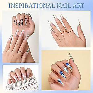 ROSALIND 4.2oz Clear Acrylic Nail Powder Clear Nail Acrylic Powder for Nail Acrylic Extension Professional Polymer Nail Acrylic Powder Clear Nails carving French Nail Extension, No Nail Lamp Needed