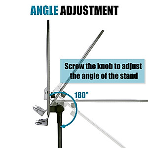 GLEAM Sheet Music Stand - Portable for Children and Carrying out Dual Use Desktop Book Stand