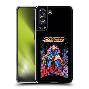 Head Case Designs Officially Licensed Superman DC Comics Supergirl Crisis on Infinite Earths Famous Comic Book Covers Soft Gel Case Compatible with Samsung Galaxy S21 FE 5G