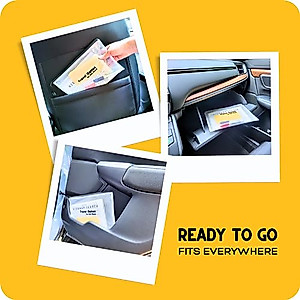 Travel Games For Families: Highway Game, 36 Unique Games, Reusable Laminated Cards with Dry Erase Markers, Kid Scavenger Hunt Game, Multiplayer Games for Kids, Car and Airplane Approved