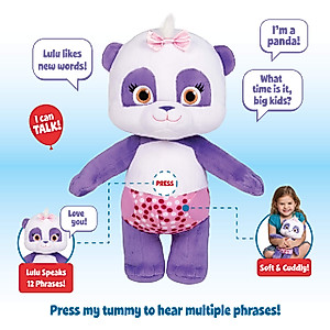 Snap Toys Word Party Talking 12 Inch Baby Lulu Plush - Press Lulu's Tummy to Hear Phrases from The Netflix Original Series - Ages 1+