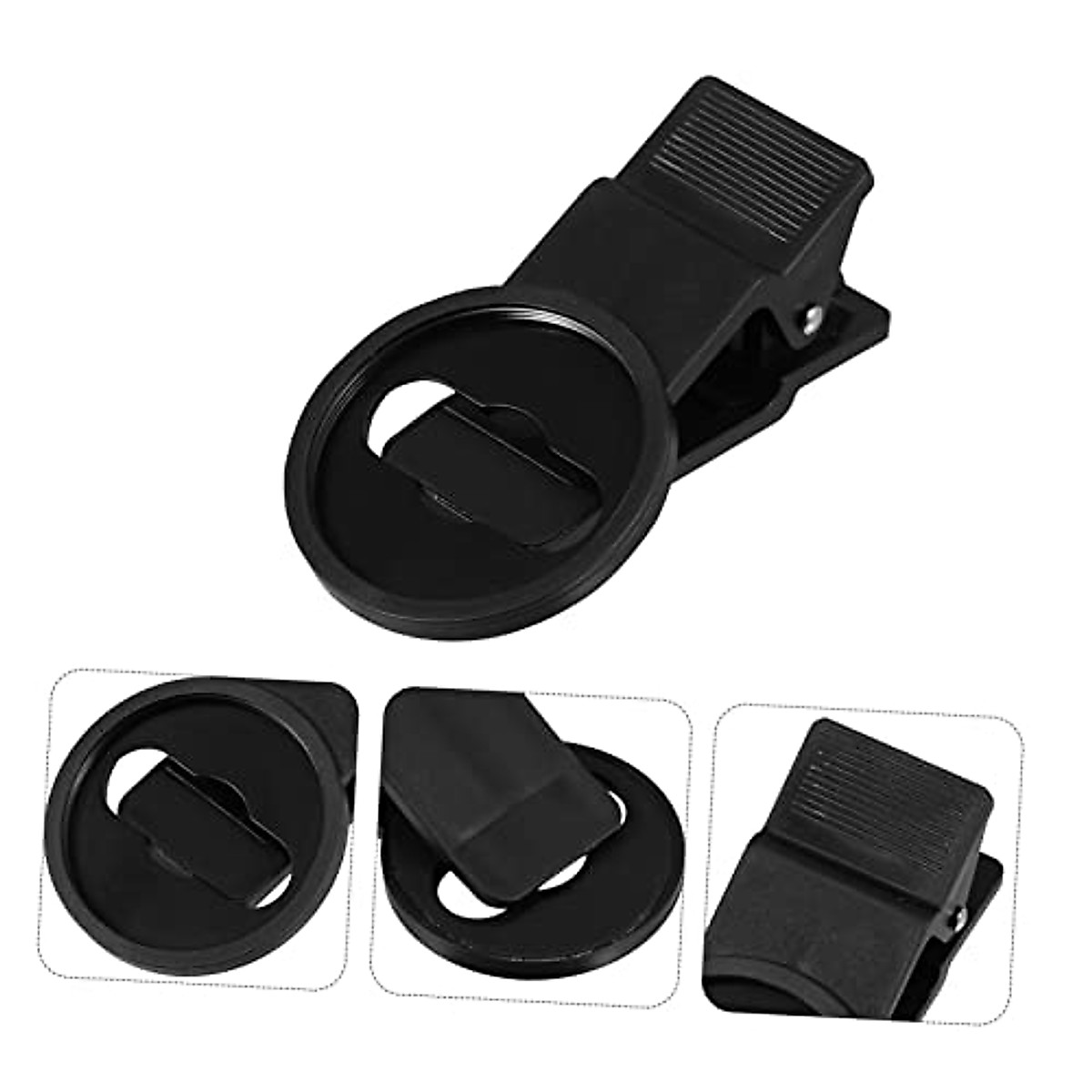 Hemobllo 4 Pcs Phone Lens Clip Fotos Camera Filter Camera Lenses Fish Eyes Lens Cell Phone Camera Lens Kit Fisheye Lens for Phone Universal Phone Photo Lens Clips Phone Lens Clips Kit Phone