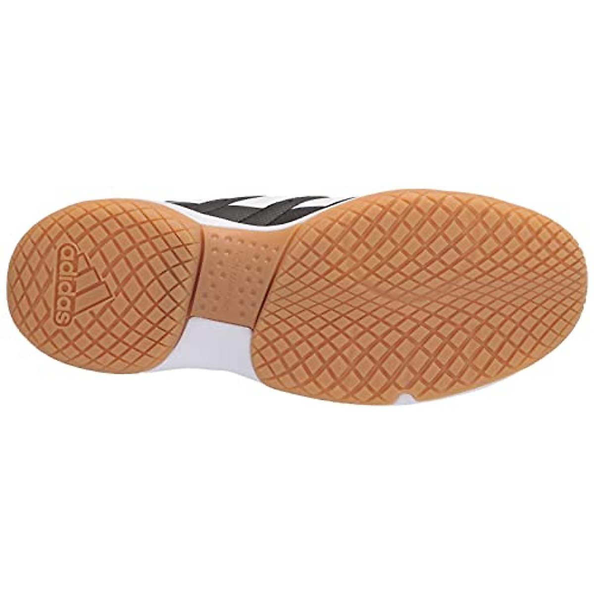 adidas Women's Ligra 7 Track and Field Shoe, Black/White/Black, 8