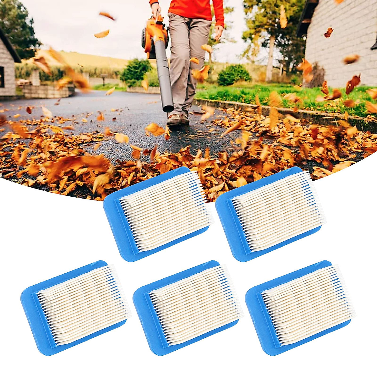 OUKENS Air Filter Replacement, 5Pcs Air Filter Blower Accessory A226000032 A226000031 for PB‑403 PB‑403H PB‑403T PB‑413