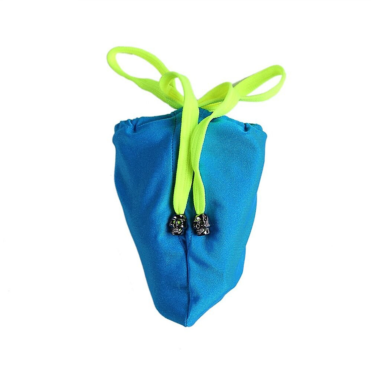 GEOOT Men's Sexy Bikini G-Strings T-Back Underwear Briefs (Blue)