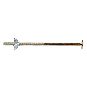 Pack of 4 Replacement Bolts 150 mm Long, 1/4" Thread. 4 Half-Moon/Crescent/Lunar Threaded Nuts Included. Best for Made in Brazil Beds and Bunk Beds