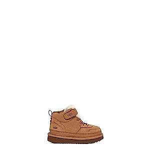 UGG Unisex-Child Highland Hi Heritage Sneaker, Chestnut, 2 Little Kid