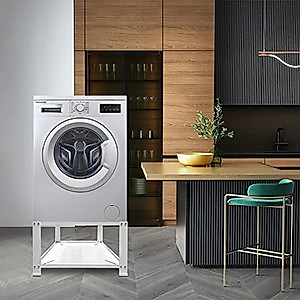 Royxen Laundry Pedestal 28" Wide Universal Fit 700lbs Capacity, Washing Machine Base Stand Dryer Base Platform Heavy Duty with 16" Height, Newest Model