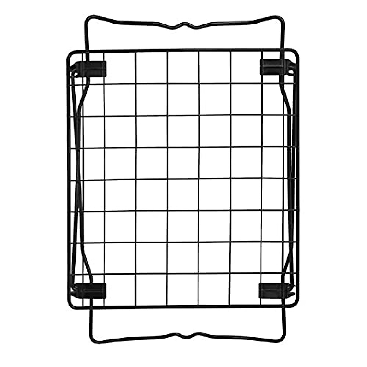 RLTHome Stackable Locker Shelf Bundle for Middle School Includes: Lockermate Extra Tall Stac-A-Shelf and 2 Heavy Duty Magnetic Hooks (Black)