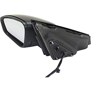 Kool-Vue Mirror Compatible with Chrysler 200 2015-2017 Driver Side Power Non-Folding Non-Heated Memory and Signal Light Paintable