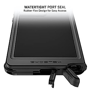 Ghostek NAUTICAL S23 Ultra Case Waterproof with Screen Camera Protector, Belt Clip Holster Rugged Heavy Duty Protective Full Body Phone Covers Designed for 2023 Samsung Galaxy S23 Ultra (6.8") (Black)