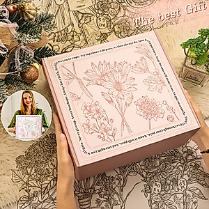Get Well Soon Gifts for Women 12Pcs Care Package Gift Basket for Sick Friends Sympathy Blanket Thinking of you After Surgery Feel Better Self Care Gifts Birthday Gifts for Women Mom Sister Best Friend
